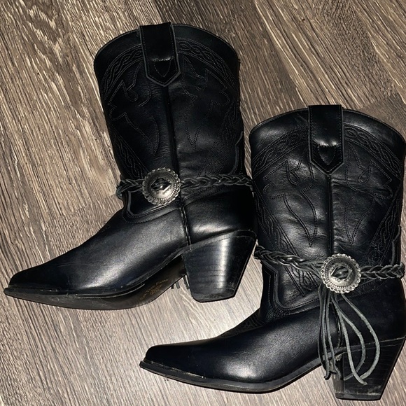 Oak Tree Farms | Shoes | Oak Tree Farms Black Leather Mesquite Western ...
